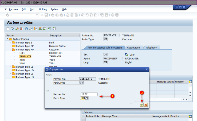 LSMW: BATCH INPUT RECORDING (PARTNER PROFILES EXAMPLE step by step ...