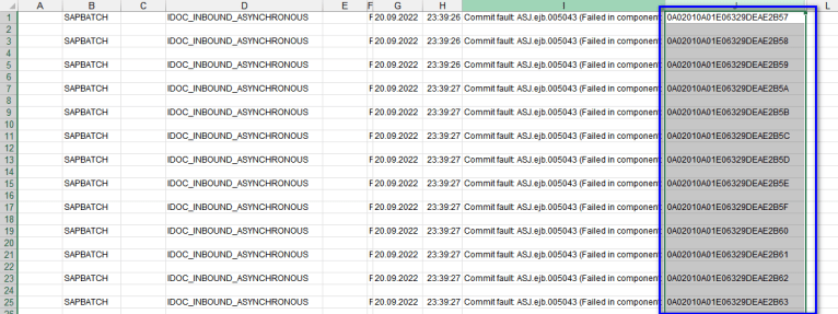 SAP S/4: How to get stuck IDOC number in SM58 Queue via Transaction ID ...