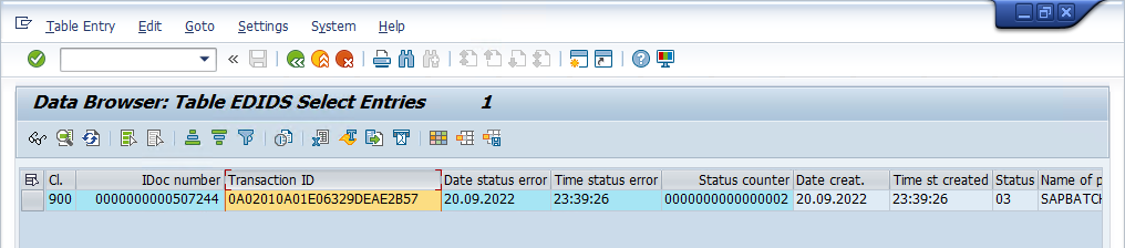 SAP S/4: How to get stuck IDOC number in SM58 Queue via Transaction ID ...