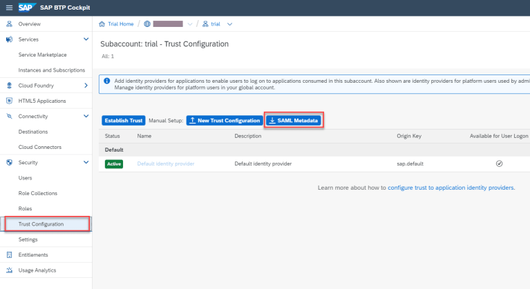 [SAP CPI] – HOW TO LOGIN SAP INTEGRATION SUITE BY CUSTOM IDENTITY ...