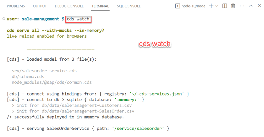 [SAP-CAP] – CREATE PROJECT, MODEL, SERVICE AND MOCKUP DATA IN CAP – SAP ...