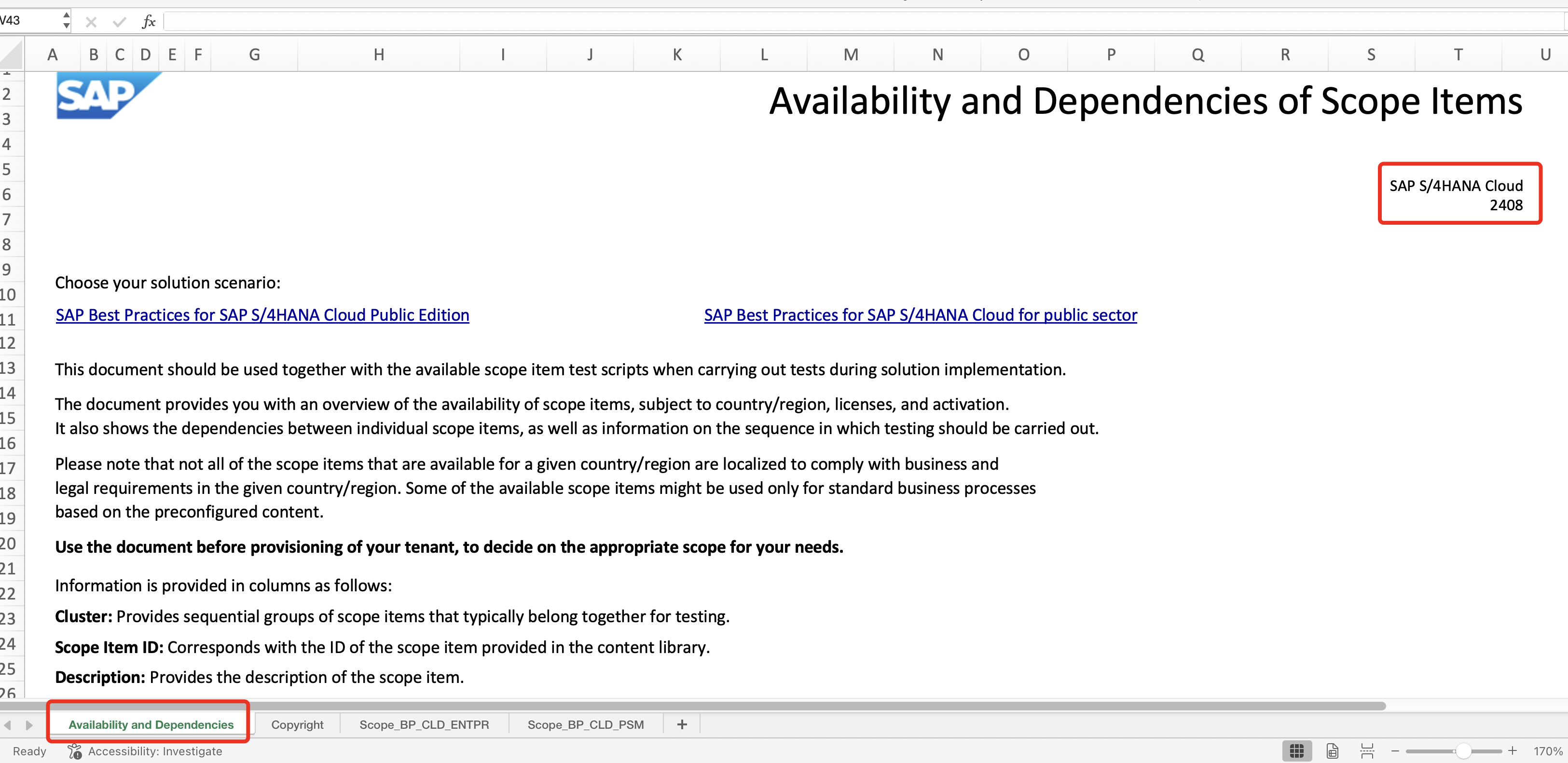 How to get latest Scope Item list from SAP – SAP Zero to Hero