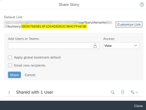 【SAC】Display and filter story via URL – SAP Zero to Hero