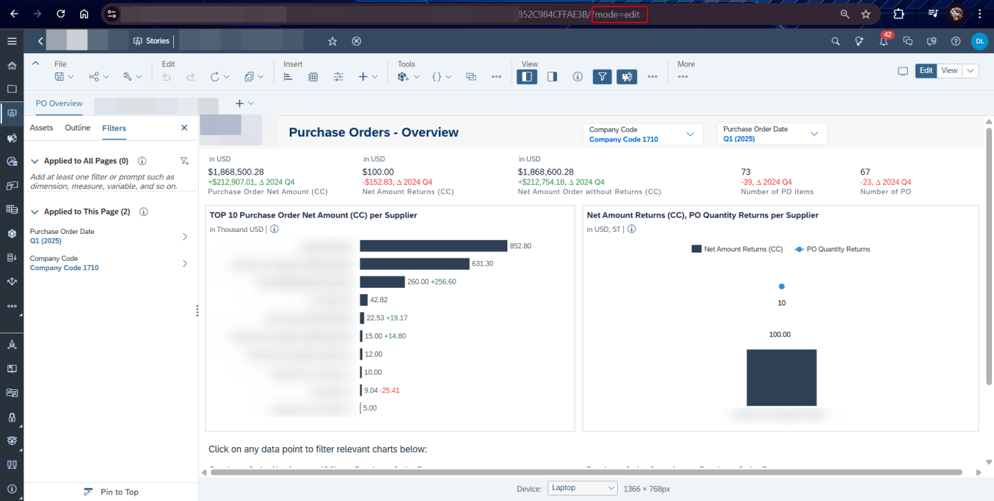 【SAC】Display and filter story via URL – SAP Zero to Hero